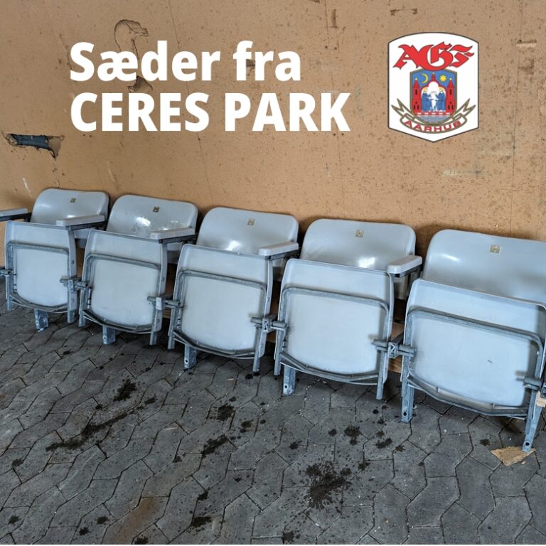“AGF-sæder” fra Ceres Park – P. Olesen genbrug
