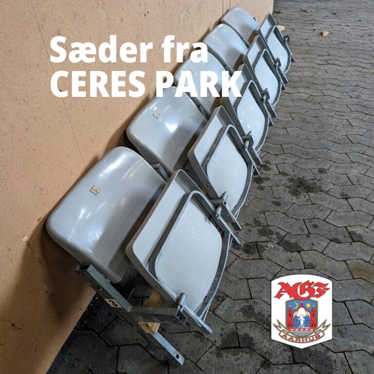 “AGF-sæder” fra Ceres Park – P. Olesen genbrug